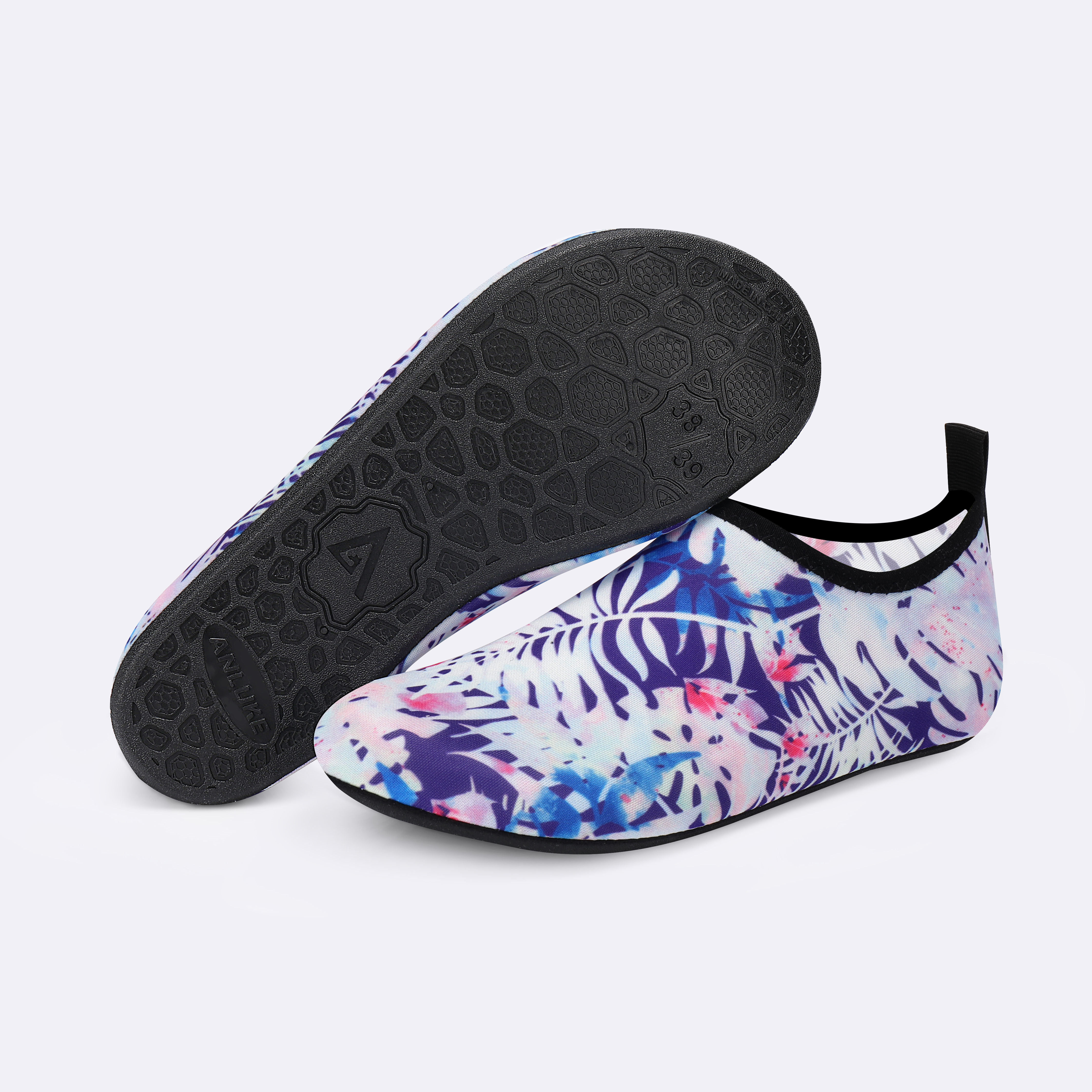 ดำน้ำดูปะการังกันลื่นชายหาดโยคะยิมรองเท้าว่ายน้ำกันลื่น stokin Kasut ...