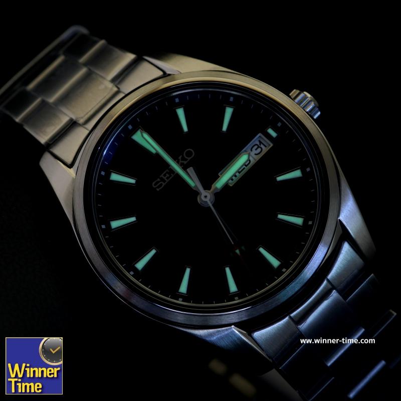 Winner Time นาฬิกา ผู้ชาย SEIKO QUARTZ SUR341 รับประกันบริษัท ไซโก ...