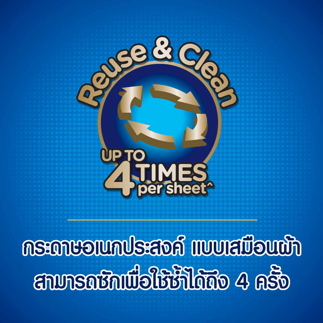 สก๊อตต์ กระดาษอเนกประสงค์ เสมือนผ้า แบบซักใช้ซ้ำได้ x 1 ม้วน SCOTT ...