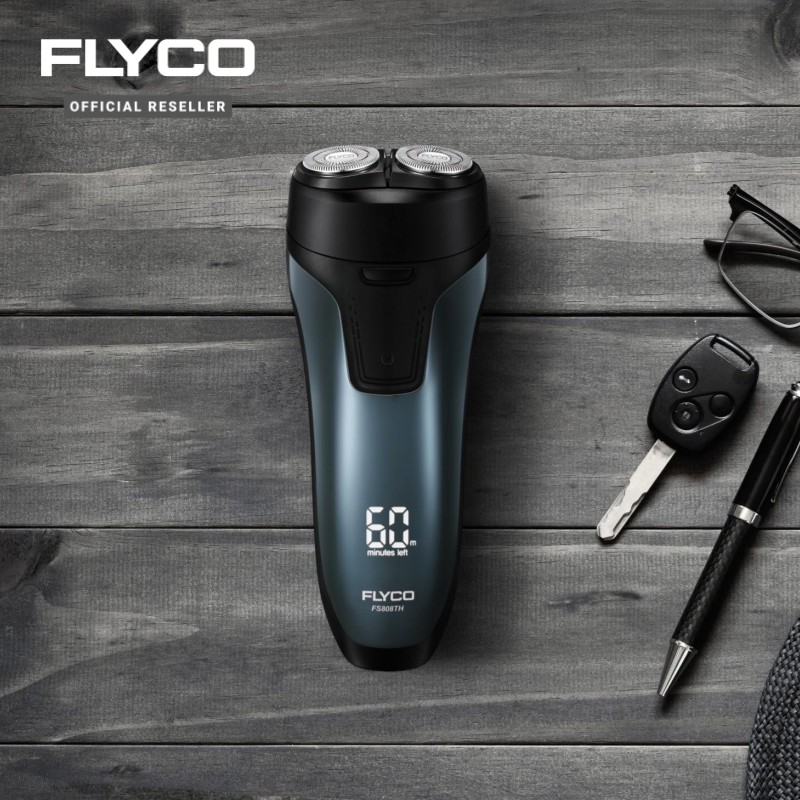 ขายดีอันดับ1 Flyco เครื่องโกนหนวดไฟฟ้าอัจฉริยะ 2 หัว แบบเปียกและแห้ง Electric Shaver FS0005 ...