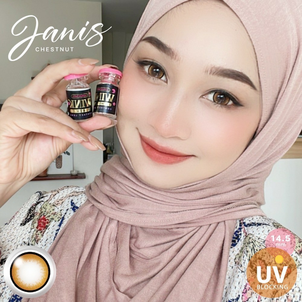 มีค่าสายตา ???? Wink Lush Janis Gray Brown บิ๊กอาย สุดปัง คอนแทคเลนส์ ...