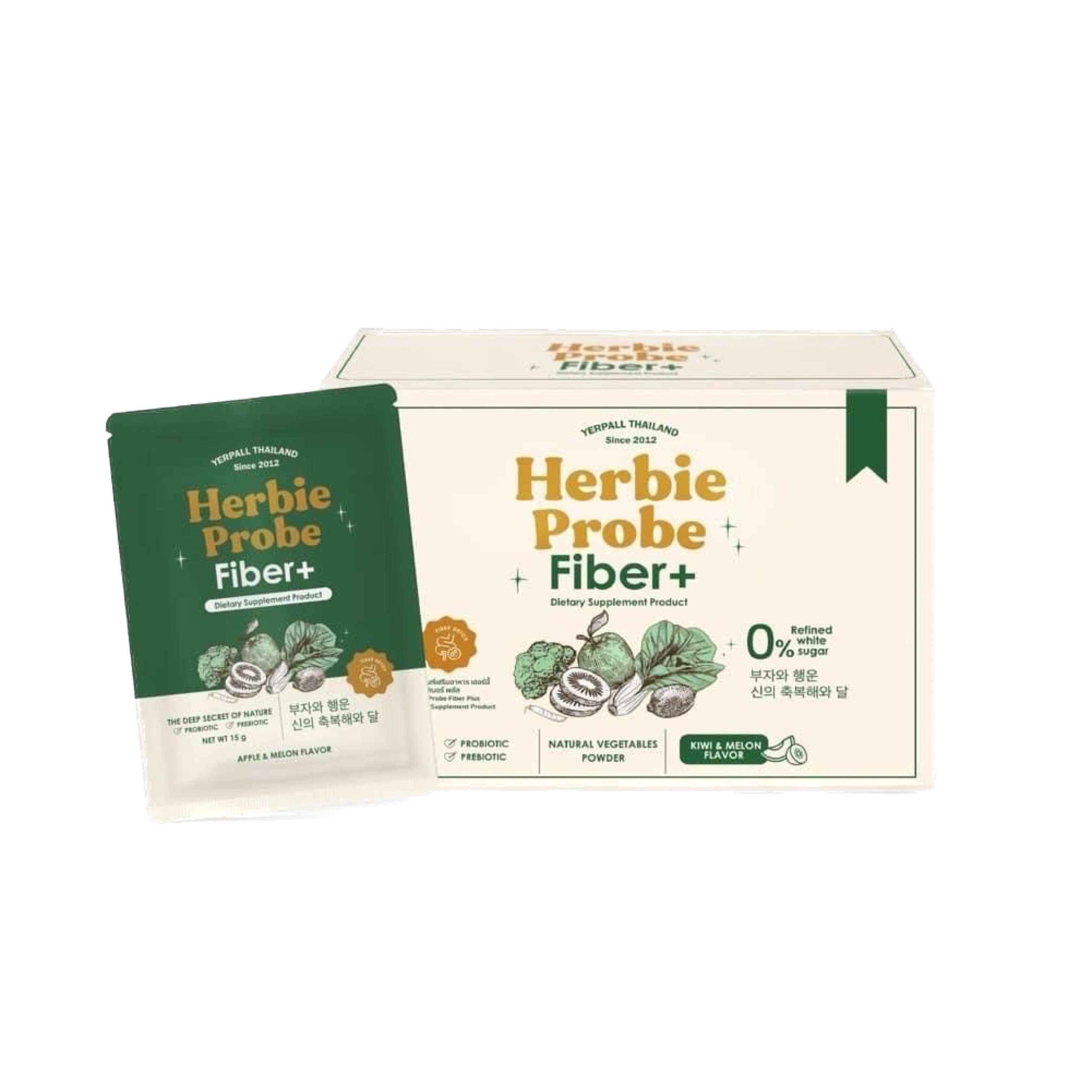 เฮอร์บี้ โปรบี้ ไฟเบอร์ Yerpall Herbie Probe Fiber Plus ( 1กล่อง บรรจุ ...