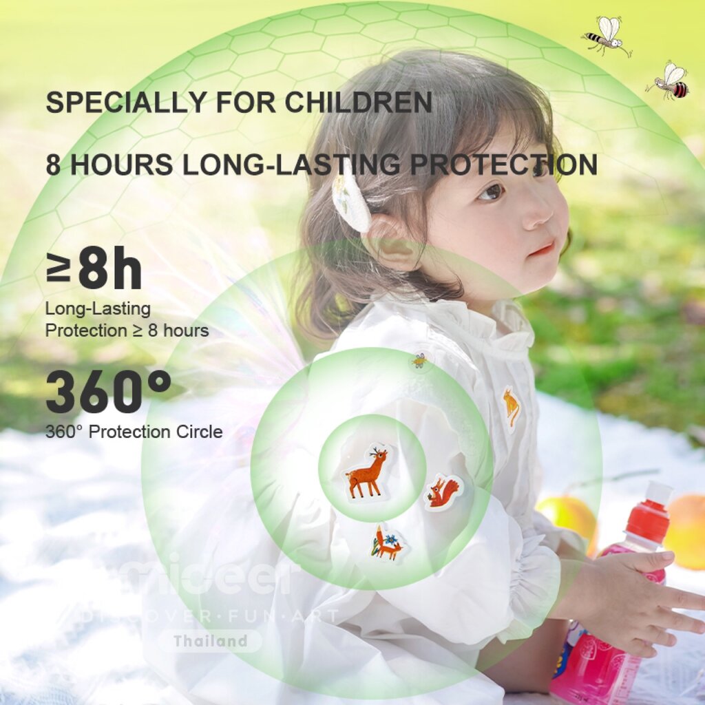 Mideer มิเดียร์ buzz off repellent sticker - Life tree สติ๊กเกอร์กันยุง ...