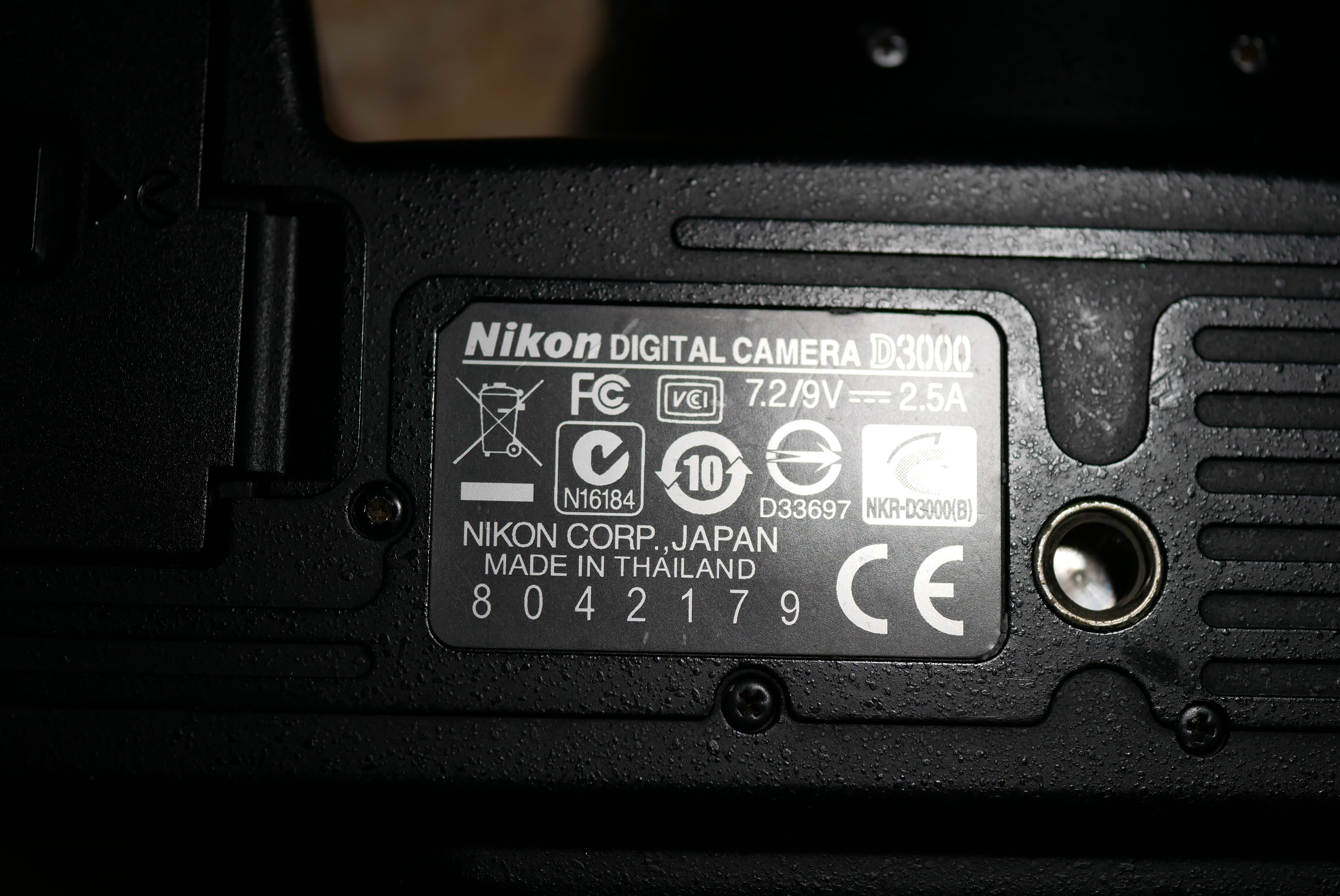 Nikon D3000 DSLR Black Body Digital SLR Camera - ตัวกล้อง APS-C CCD DX ...