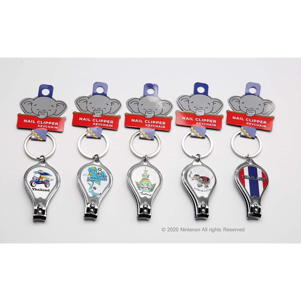 สินค้าขายดี???? [KEY-GIA1]พวงกุญแจกรรไกรตัดเล็บ ที่เปิดขวด 3 IN 1/ NAIL ...