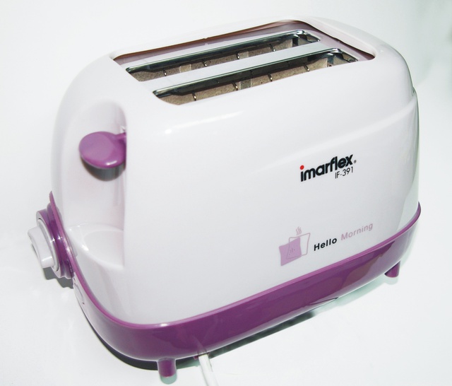 ที่ปิ้งขนมปัง Imarflex ปิ้งได้ครั้งละ 2 แผ่น ปรับความร้อนได้ 7 ระดับ มี ...