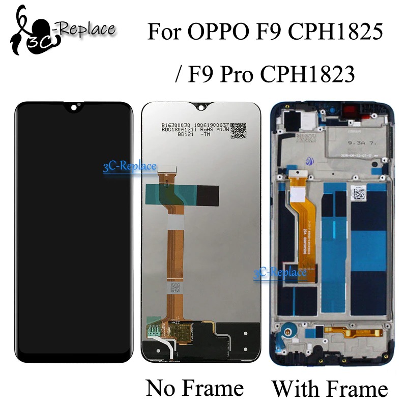 สีดำใหม่6.3นิ้วจอแสดงผล LCD หน้าจอสัมผัส Digitizer ประกอบกับกรอบสำหรับ ...