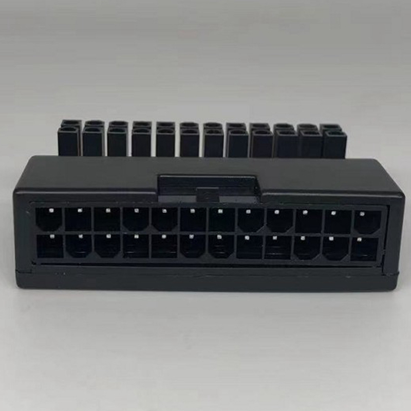 24-Pin Motherboard Power Connector Atx 24-Pin Female to Male 90° Right ...