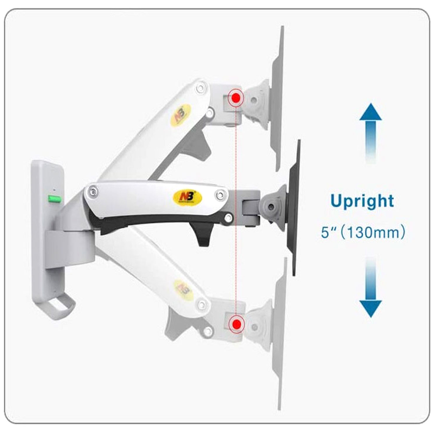 ขาตั้งจอคอม ติดผนัง North BAYOU NB F120 ขาแขวนทีวี ขาแขวนจอ LED Monitor ...