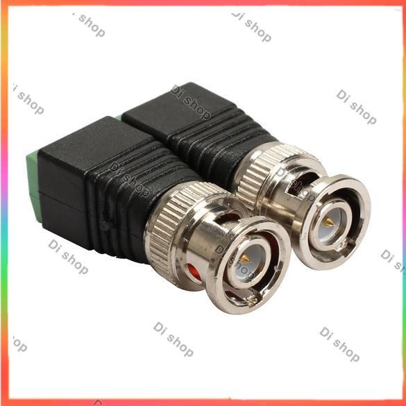 2PCS Mini Coax CAT5 To Camera CCTV BNC Video Balun Connector Adapter ...