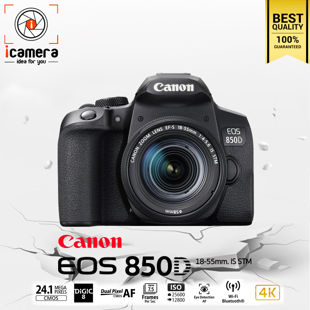 Canon Camera EOS 850D kit 18-55 mm. IS STM รับประกัน 1 ปี By ...