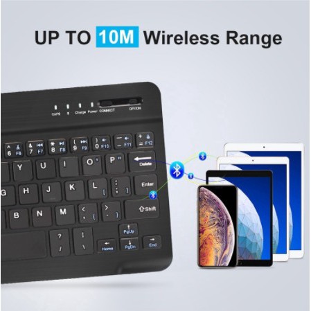Mini RGB Wireless Keyboard And Mouse Set Combo Bluetooth Keyboard Mouse ...