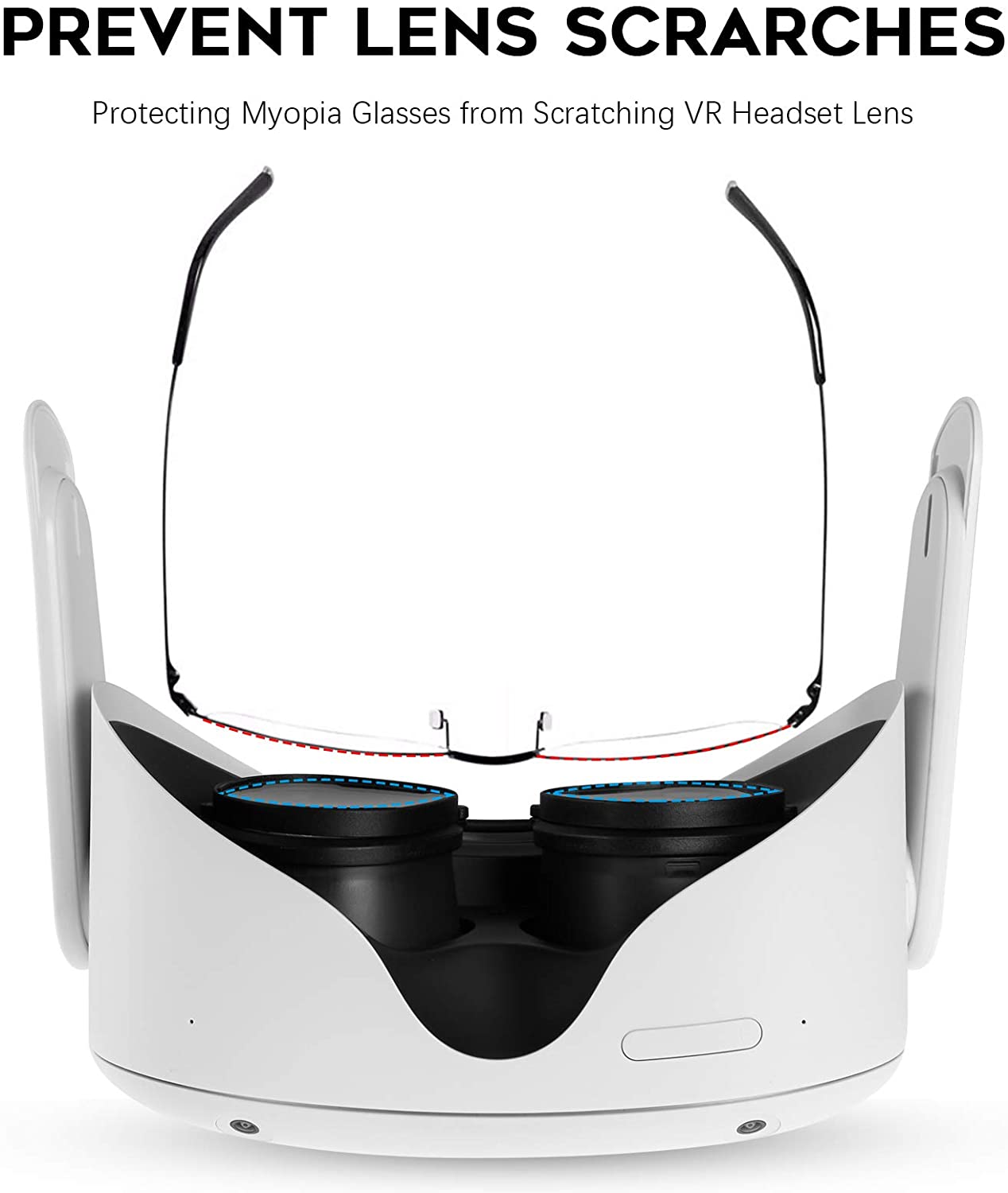 Quest 2 Alternative Accessories Prescription Lenses Anit-Blue Light ...