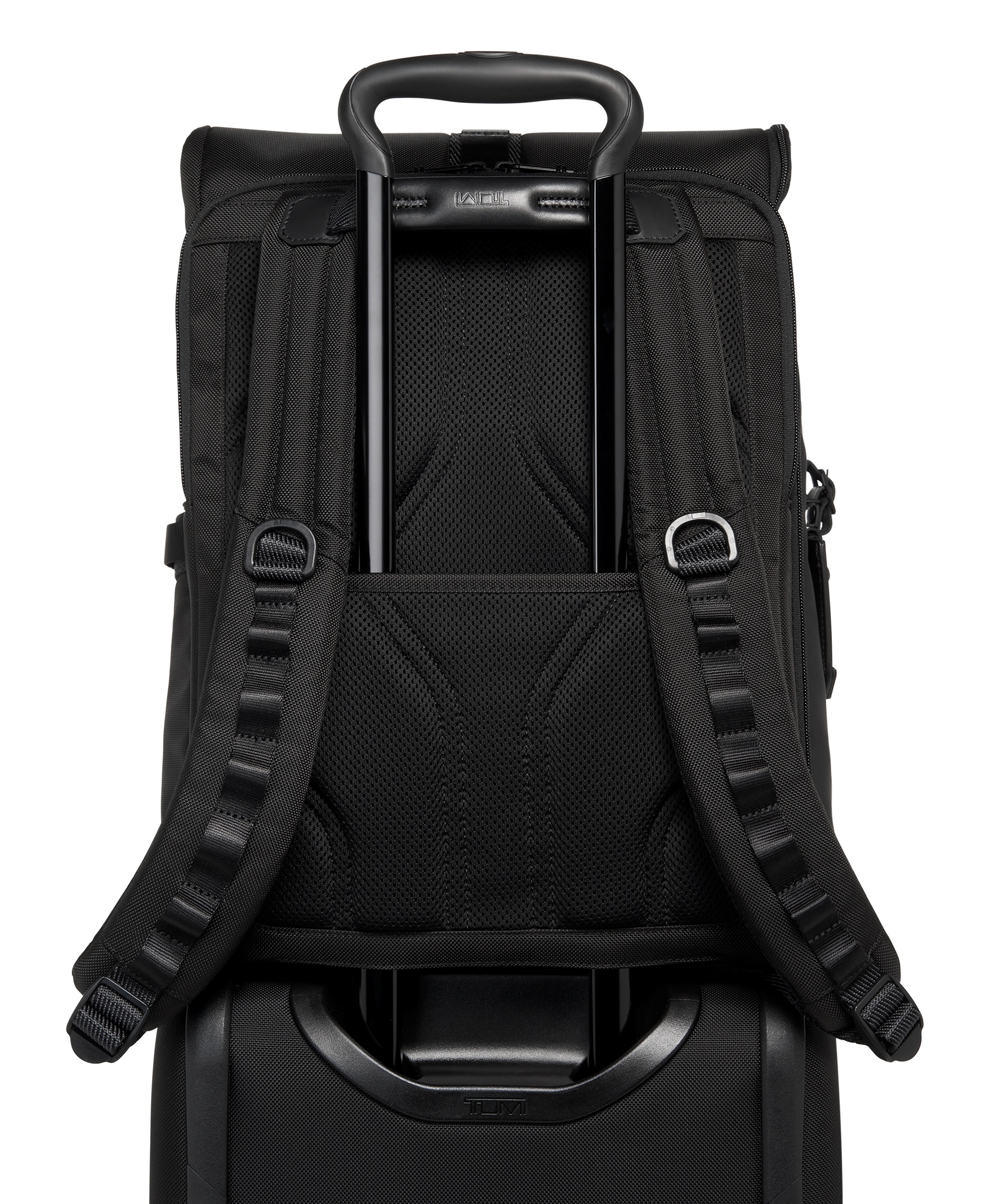 Alpha Bravo Logistics Flap Lid Backpack Black - TUMI - ThaiPick