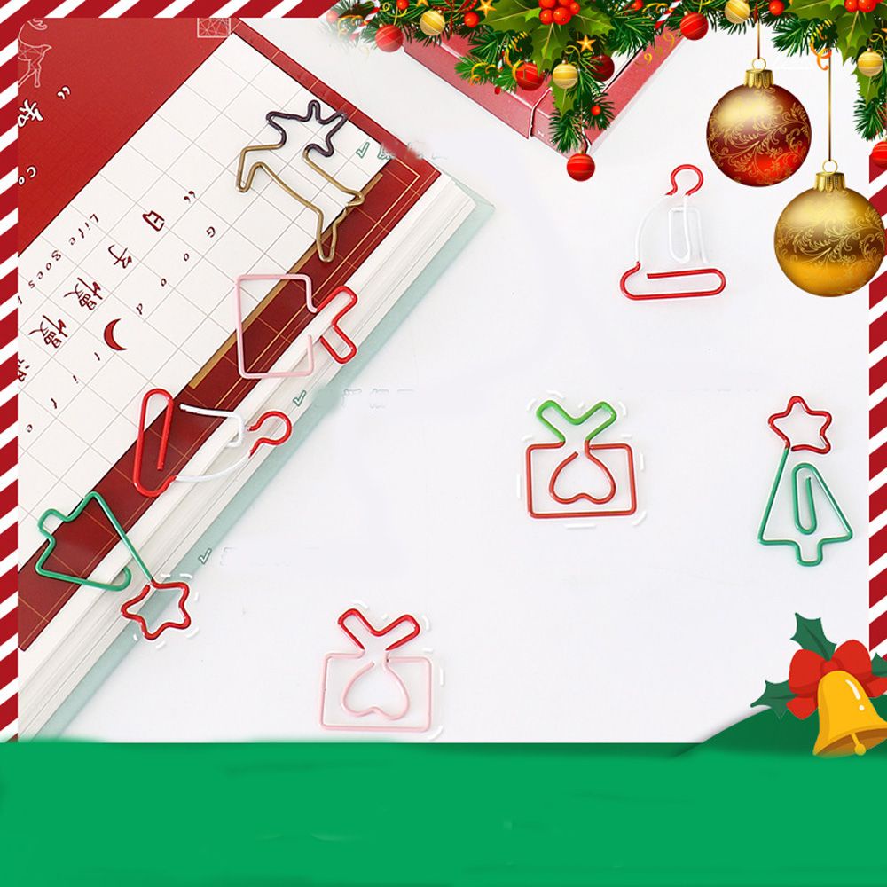 FAY Silicone Paper Clips Stationery Bookmark Binder Fruit Bookmarks ...