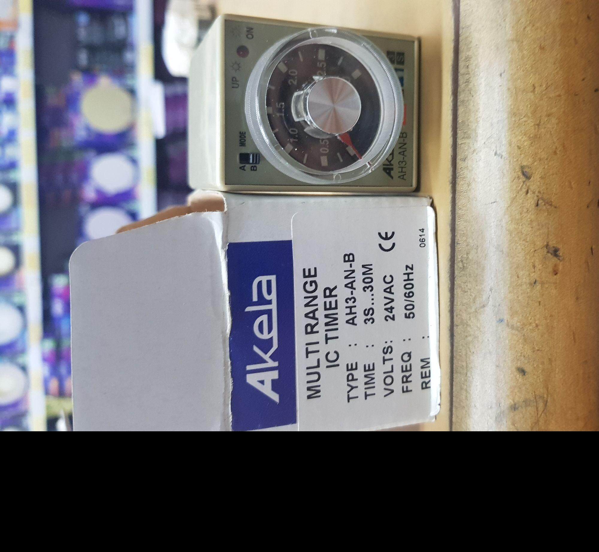 ทามเมอร์ 24v ไทม์เมอร์ Multi-Range Timers 24Vac AH3-AN-B Akela1ตัว ส่ง ...