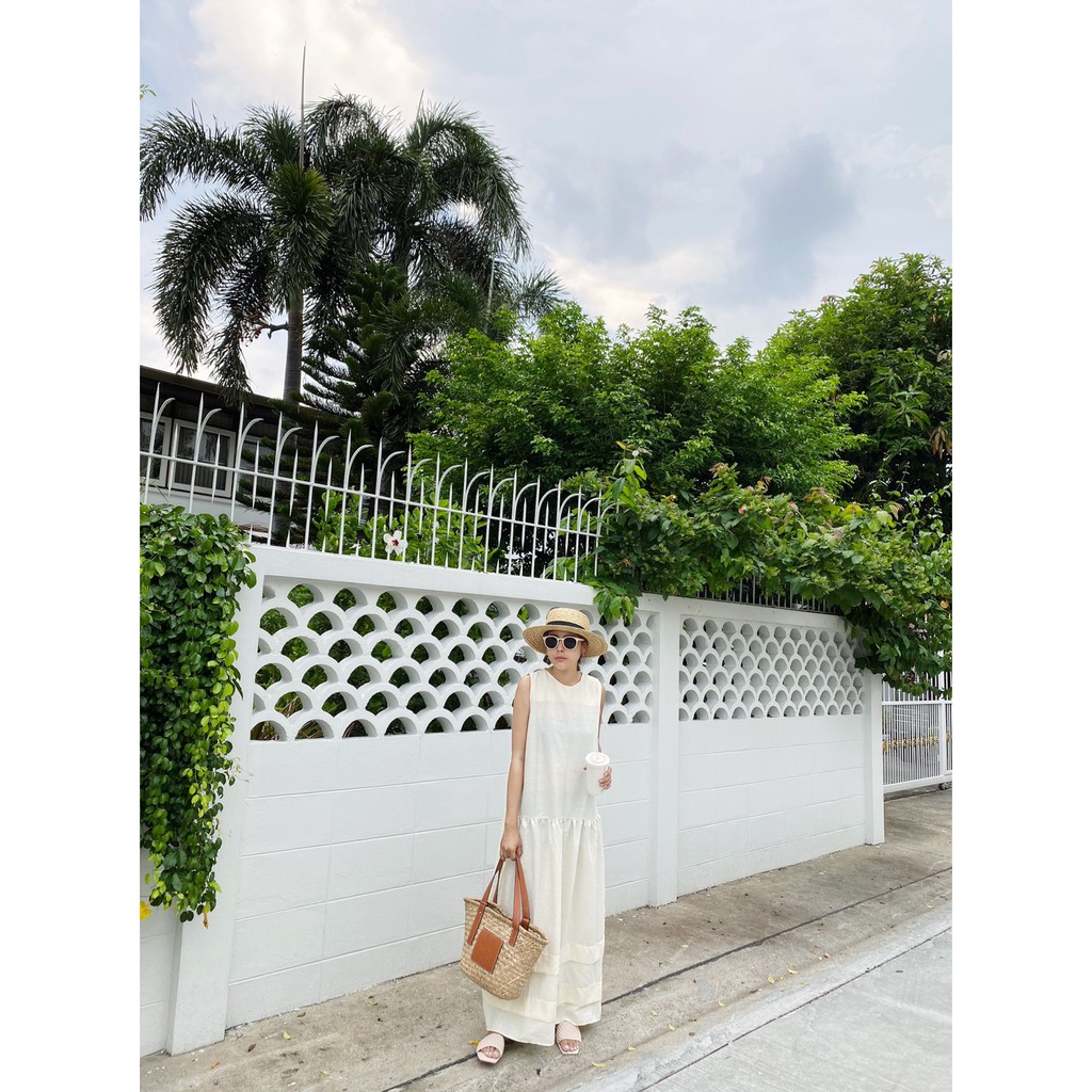 Focus เดรสยาว เดรสเกาหลี เดรสสายเดี่ยว เดรสNew arrival!! Linil Korean ...