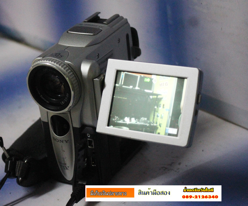 ขายกล้องถ่ายวีดีโอ Sony handycam DCR-PC101 ทรงแนวตั้ง ระบบ NTSC เล่นม้วน Mini DV อัดม้วนได้ปกติ ...