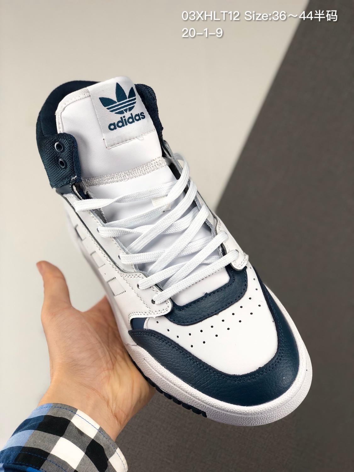 Adidas DROP STEP sneakers white and blue board shoes Couple shoes ...