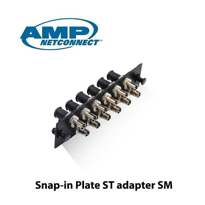 ยี่ห้อ AMP-Connect Adapter Plate Simplex ST 12 Port SM. Snap-In ...