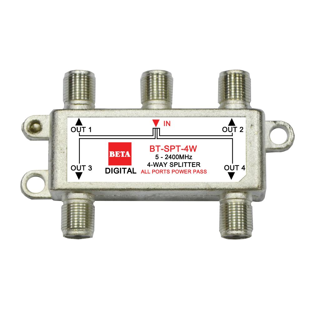 4 Way Fracarro Splitter Class A Shielding 5-2400MHz - jjSats Store ...