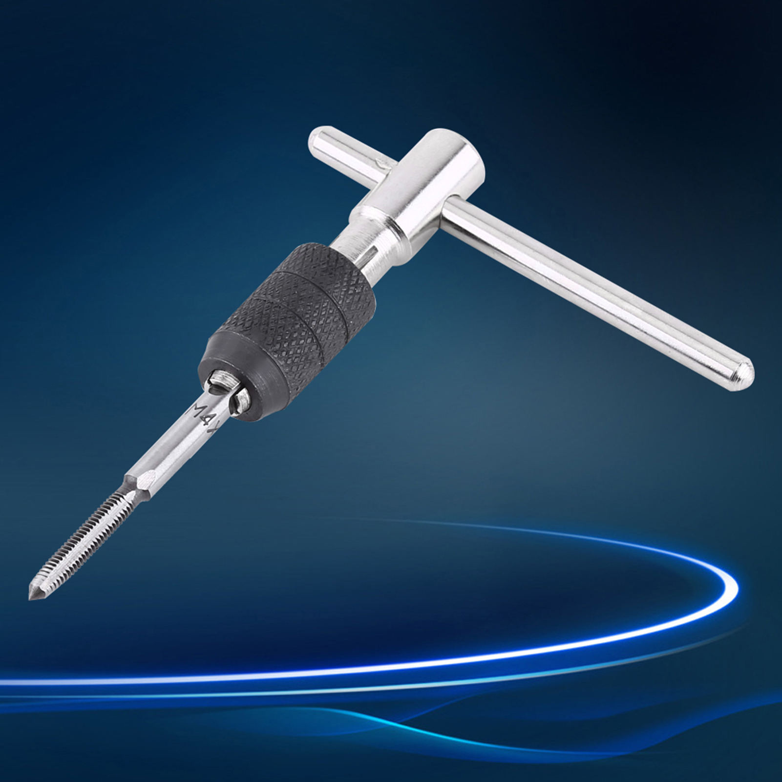 【COD】9PCS/Set Screw Taps & T‑shaped Wrench & Twist Drill Bits Threading ...