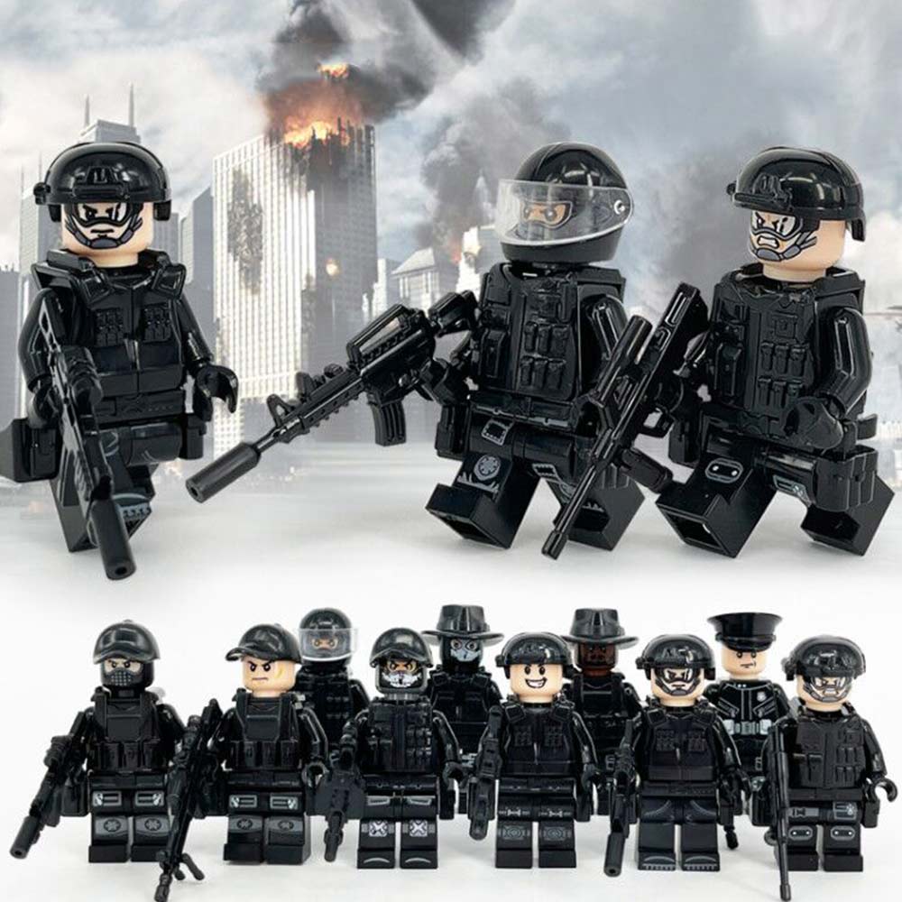 10 ตำรวจเมือง SWAT Building Block ของเล่น - agm224 - ThaiPick