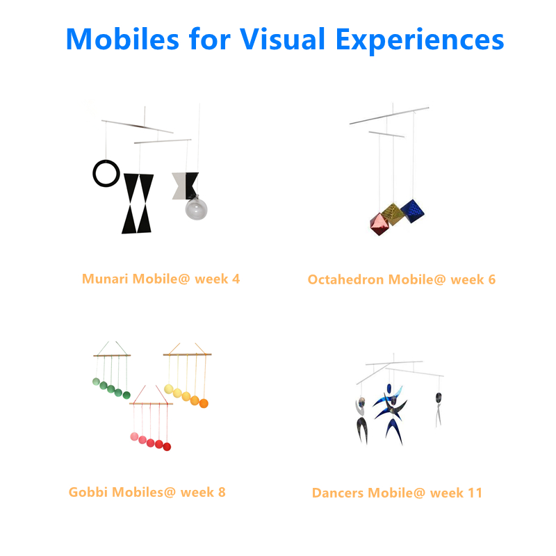 Montessori Baby Toys Mobile Set for Visual Experiences Early ...