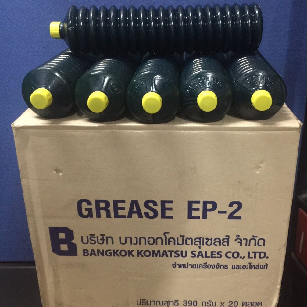 จารบีหลอด ตัวหนอน Komatsu GREASE EP-3 ขนาด 390กรัม (ชุด3หลอดและ ชุด6 ...