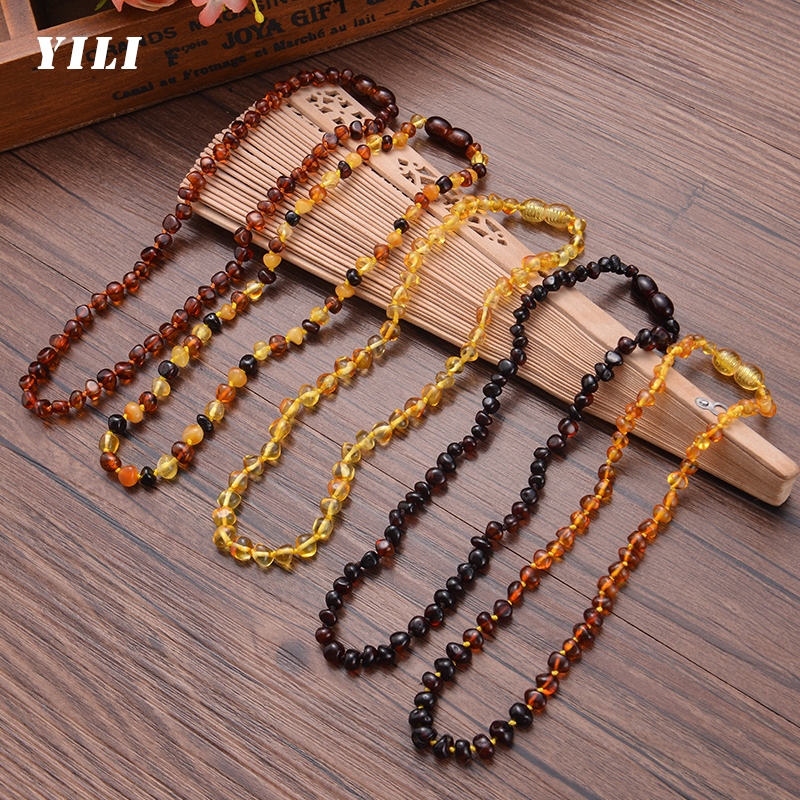 Natural Baltic Teething Ambers Necklace for Baby Children Amber ...