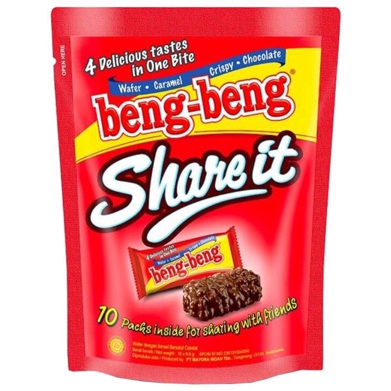 ♟Beng Beng share It เบง เบง แชร์ อิท เวเฟอร์สอดไส้ครีม เคลือบคาราเมล ...