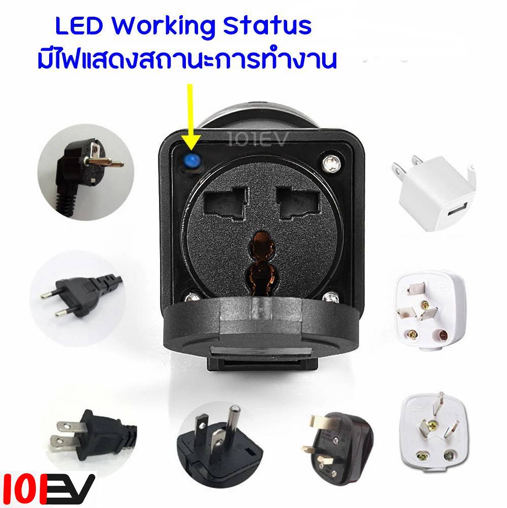 สายV2L หัวแปลง Vehicle to Load จ่ายไฟจากรถไฟฟ้าสู่ภายนอก Type2 EV ...