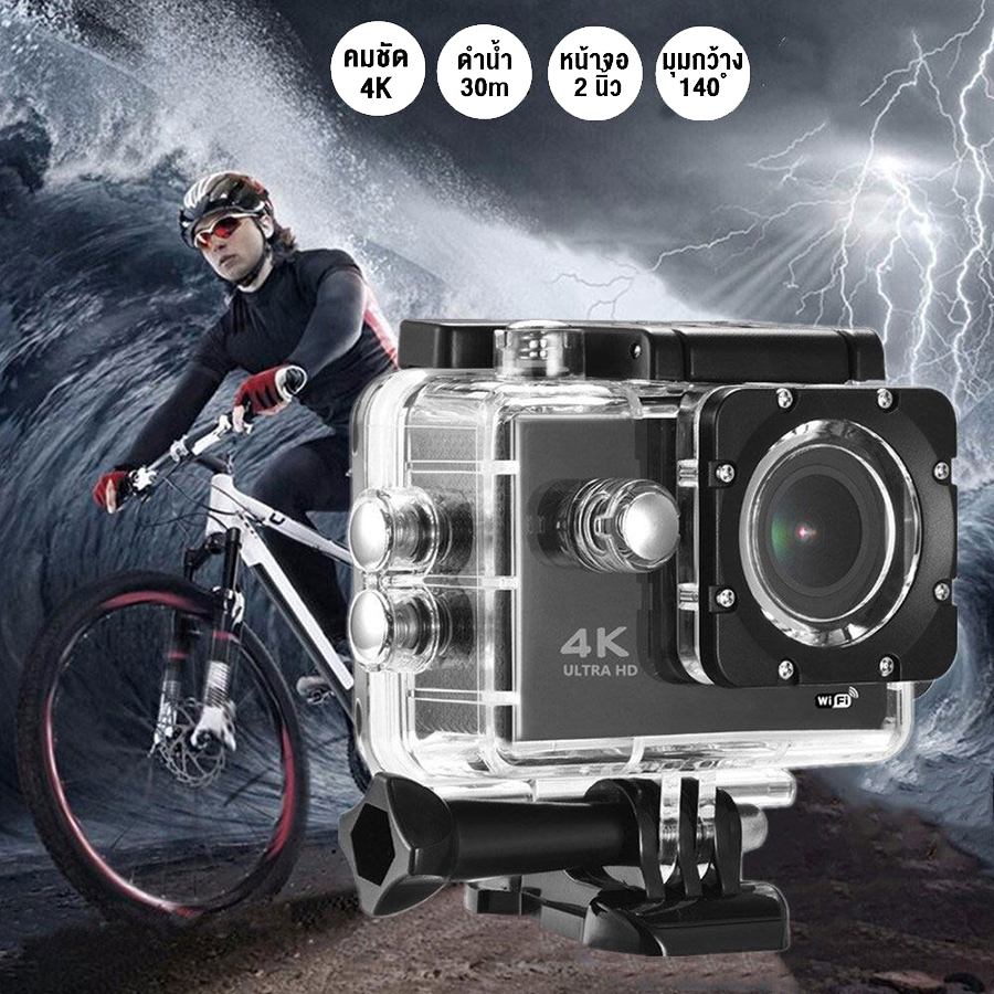 รับประกัน 1 ปีกล้องgopro 100 Camera กล้องโกโปรแท้ 4k กล้องโกโปร Action ...