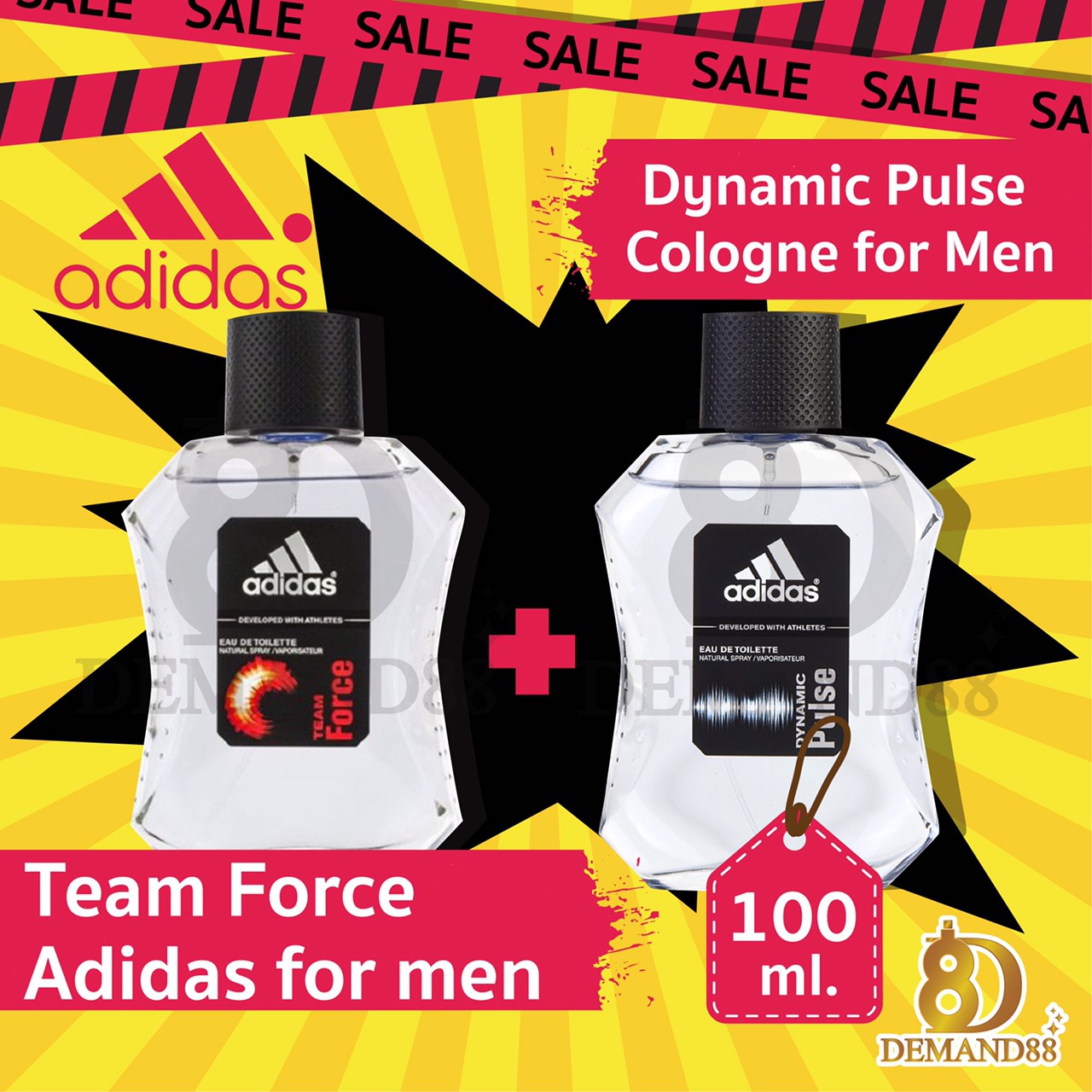 โปรโมชั่น น้ำหอมแนวสปอต อดิดาสแพ็คคู่ Adidas Team Force Adidas for men ...