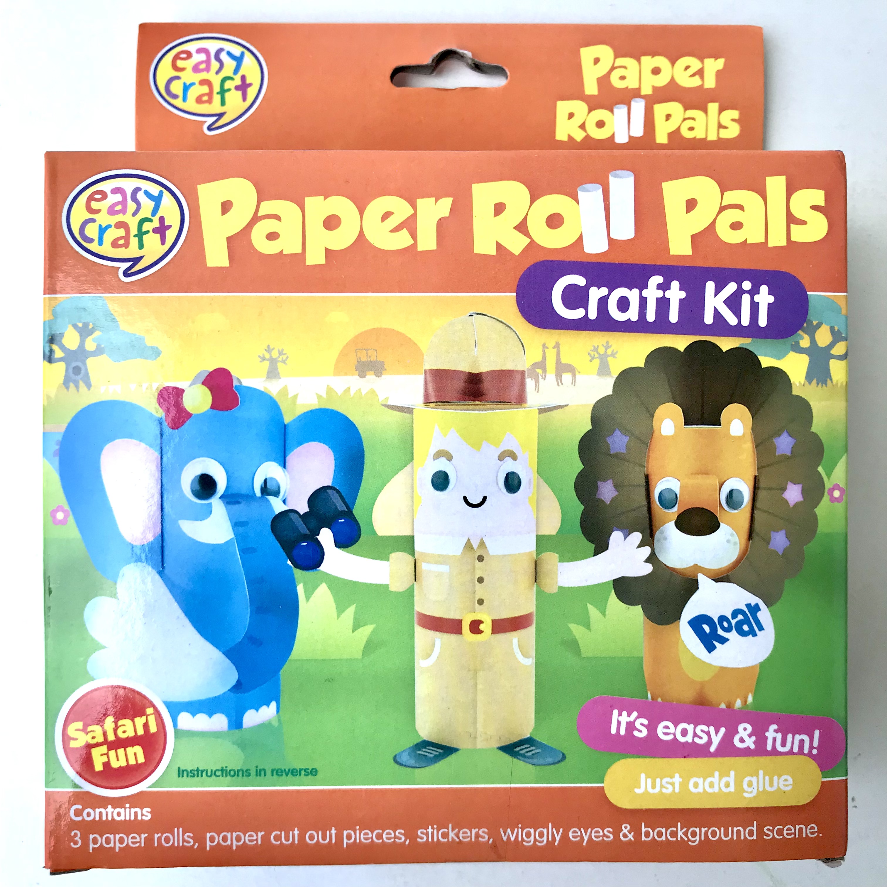 Paper roll Craft Kit, kids craft, kids art and crafts, kids DIY, DIY ...