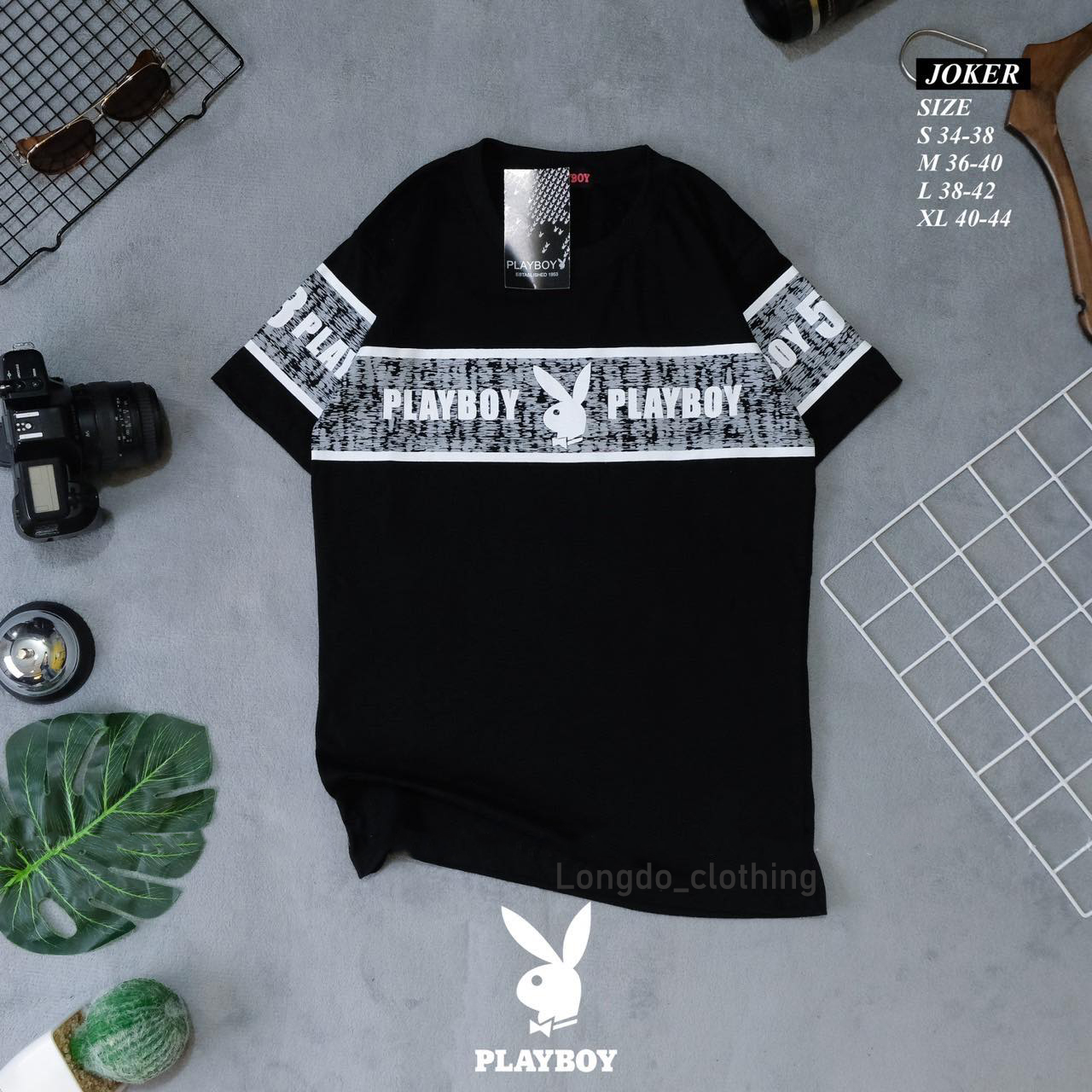 Hot Hot ???????? เสื้อยืด PlayBoy ???? (PB.06) - Longdo_Closets - ThaiPick