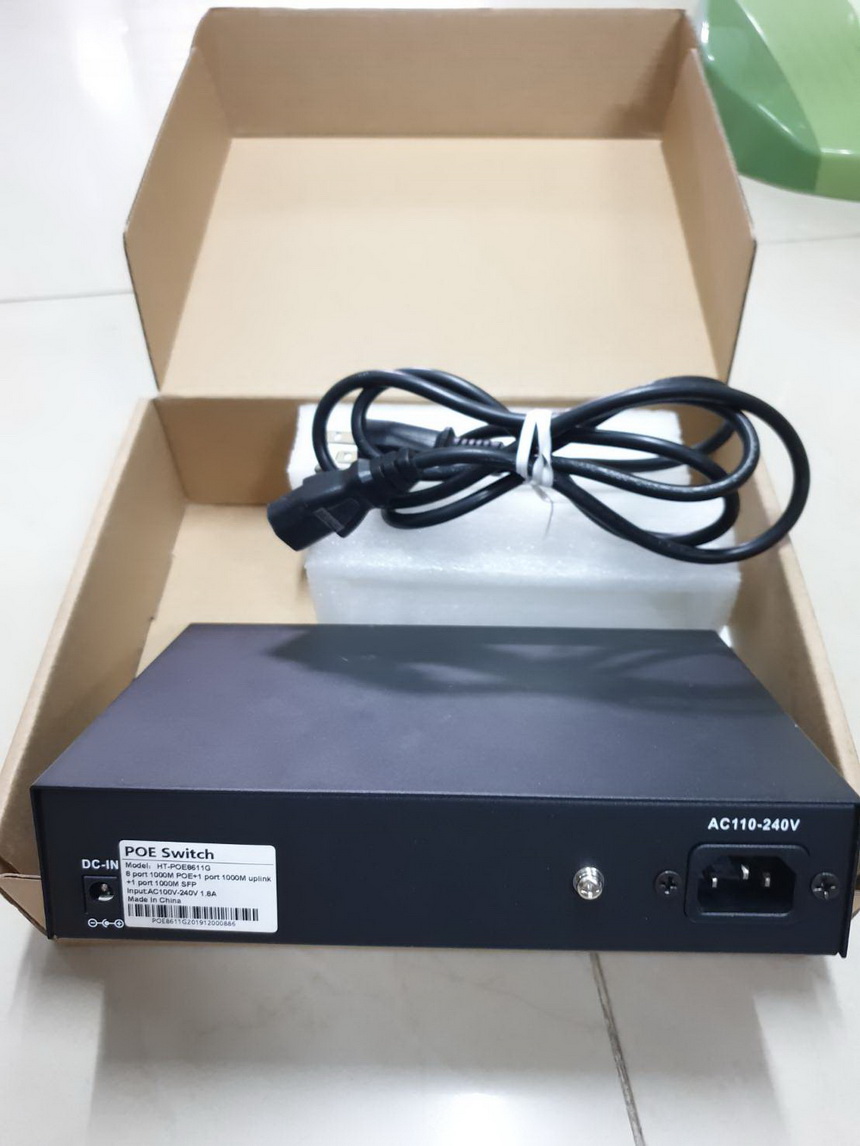PoE Switch 8 Port 10/100/1000+2 Uplink 1RJ 1SFP - Tech Shop Good - ThaiPick