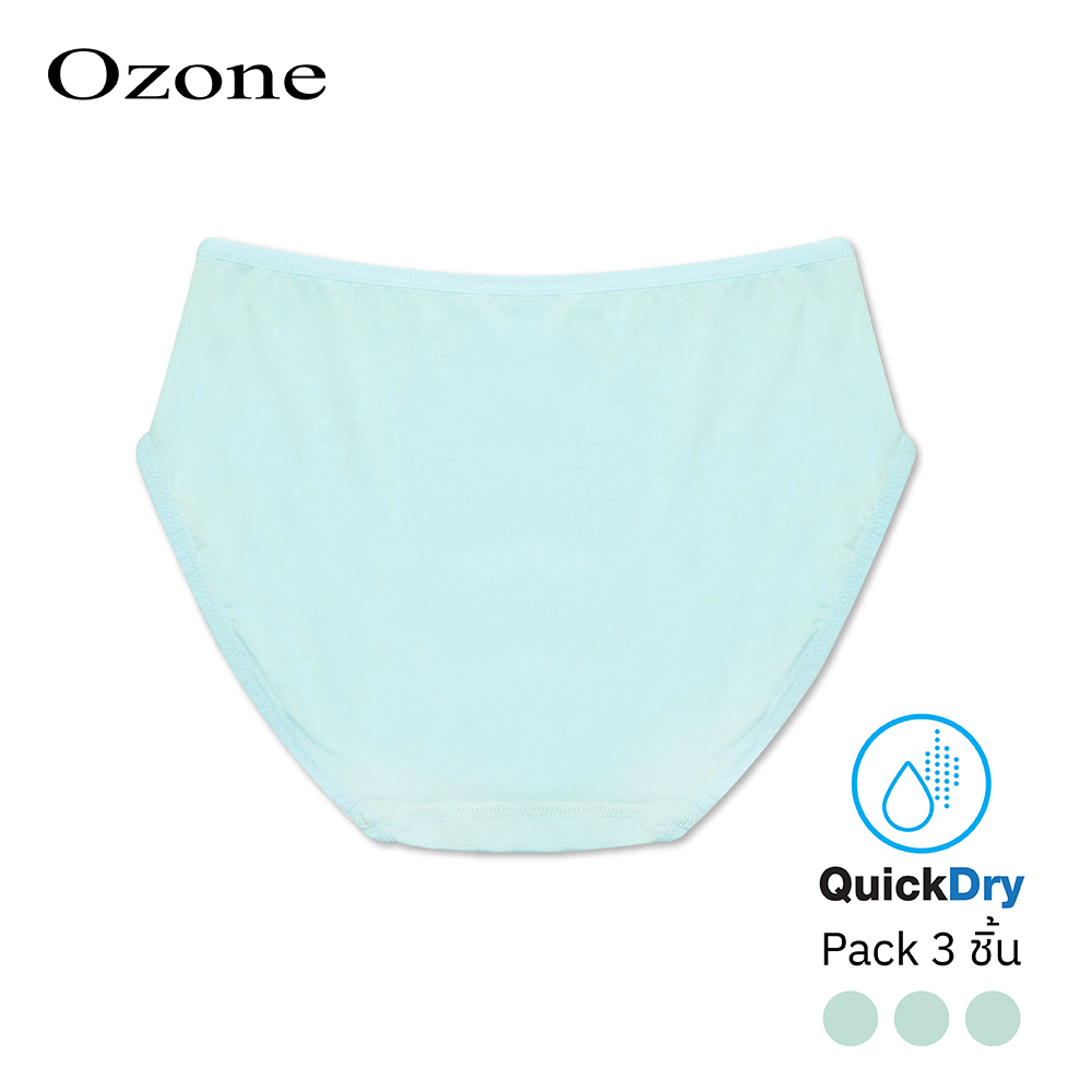 [ติดตามร้านลด 100.-] OZONE PANTY กางเกงใน รูปทรง BIKINI เซ็ท 3 ชิ้น สีมิ้นท์ ผลิตจากผ้าQuick-Dry ...