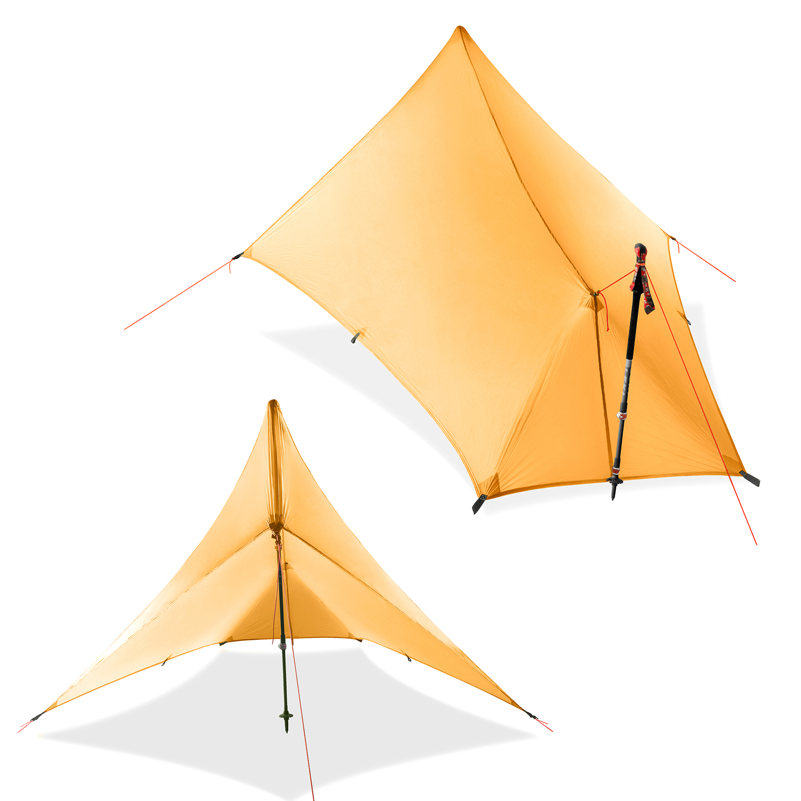 Ultralight 310g Flysheet Tent Waterproof 20D Double-sided Silicone ...