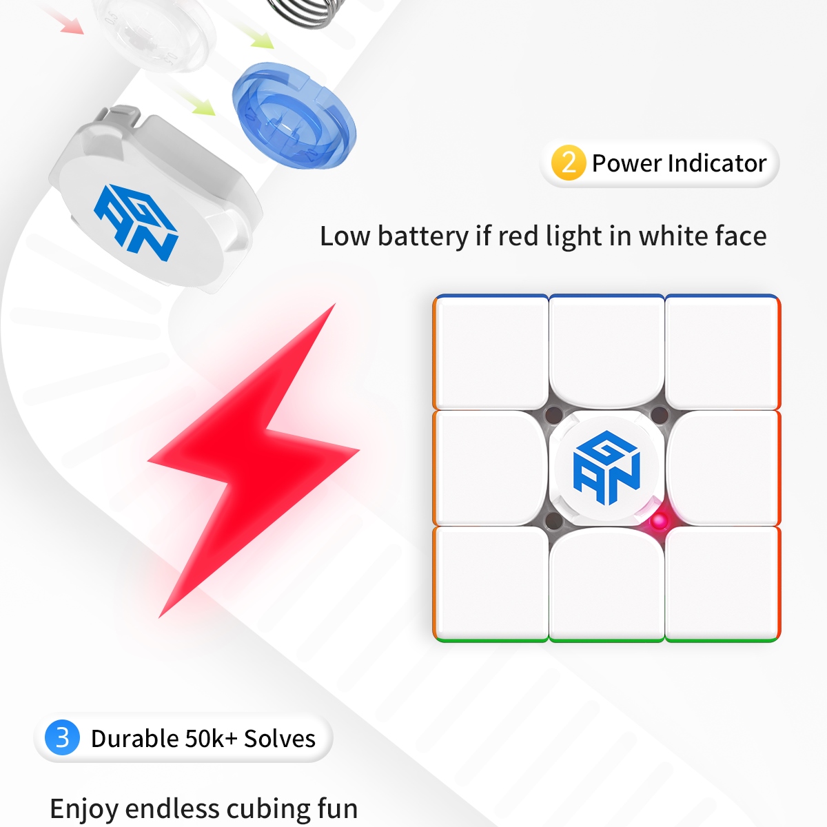 GAN 356 i3 magic cube GAN Magetic speed 3x3 Professional Puzzle gan 356 ...