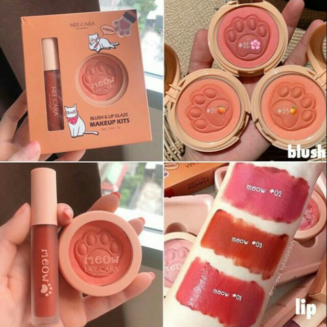 Nee cara Meow Blush & Lip Glaze - StarCosmetic - ThaiPick
