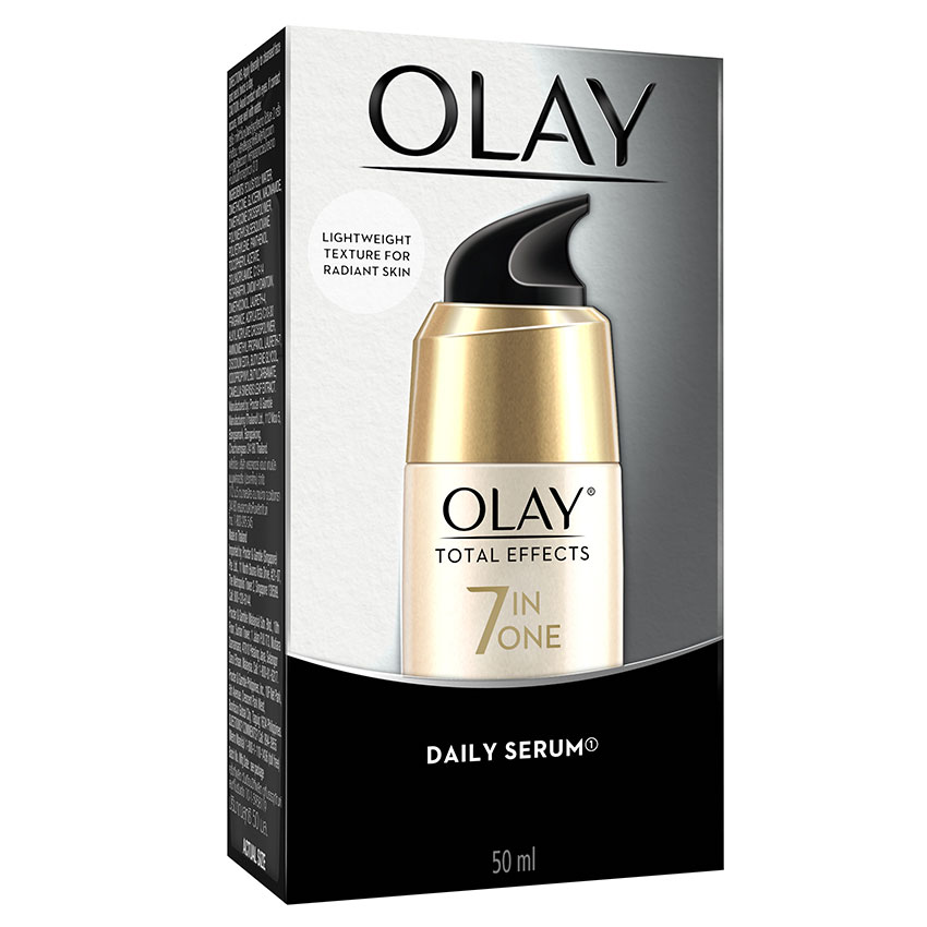 Olay โททัล เอ็ฟเฟ็คส์ 7 อิน 1 เดลี่ ซีรั่ม 50 กรัม - Tesco Lotus - ThaiPick