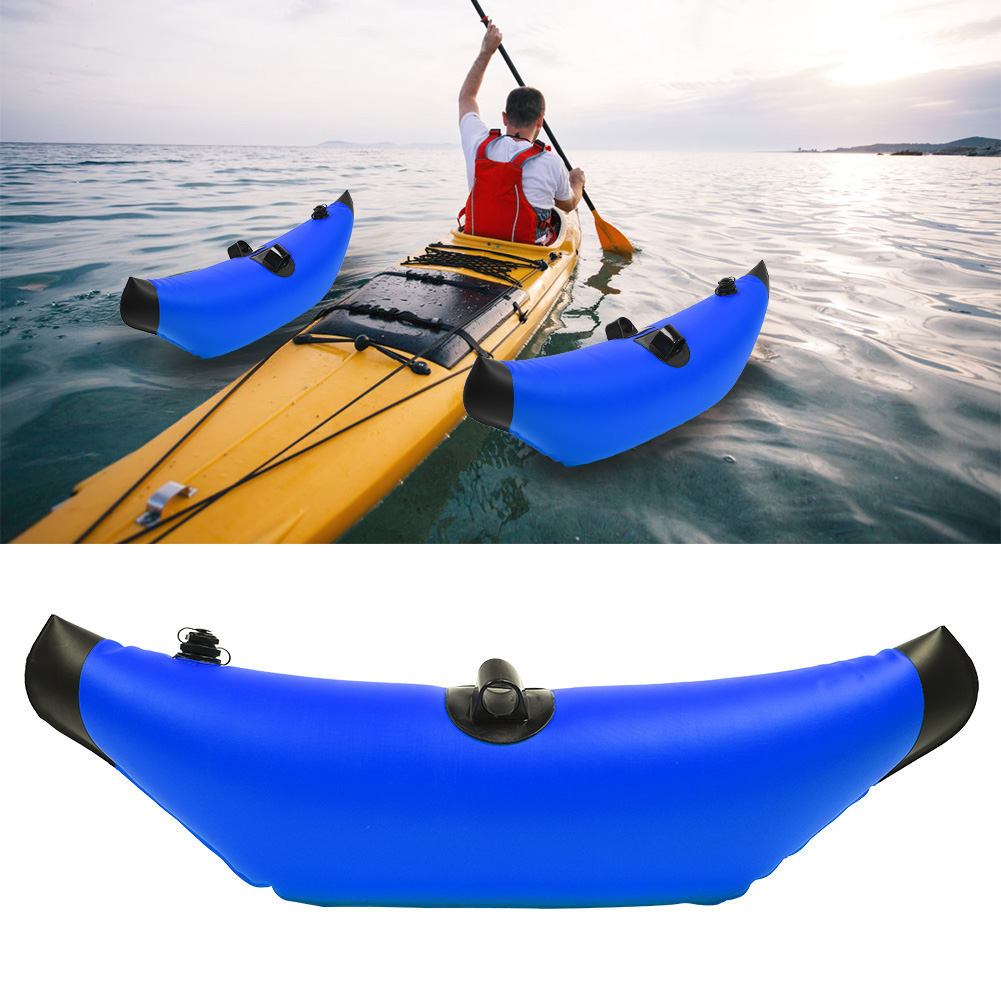 【COD】1 pcs PVC Inflatable Kayak Outriggers เรือแคนูทุ่นลอยน้ำ ...
