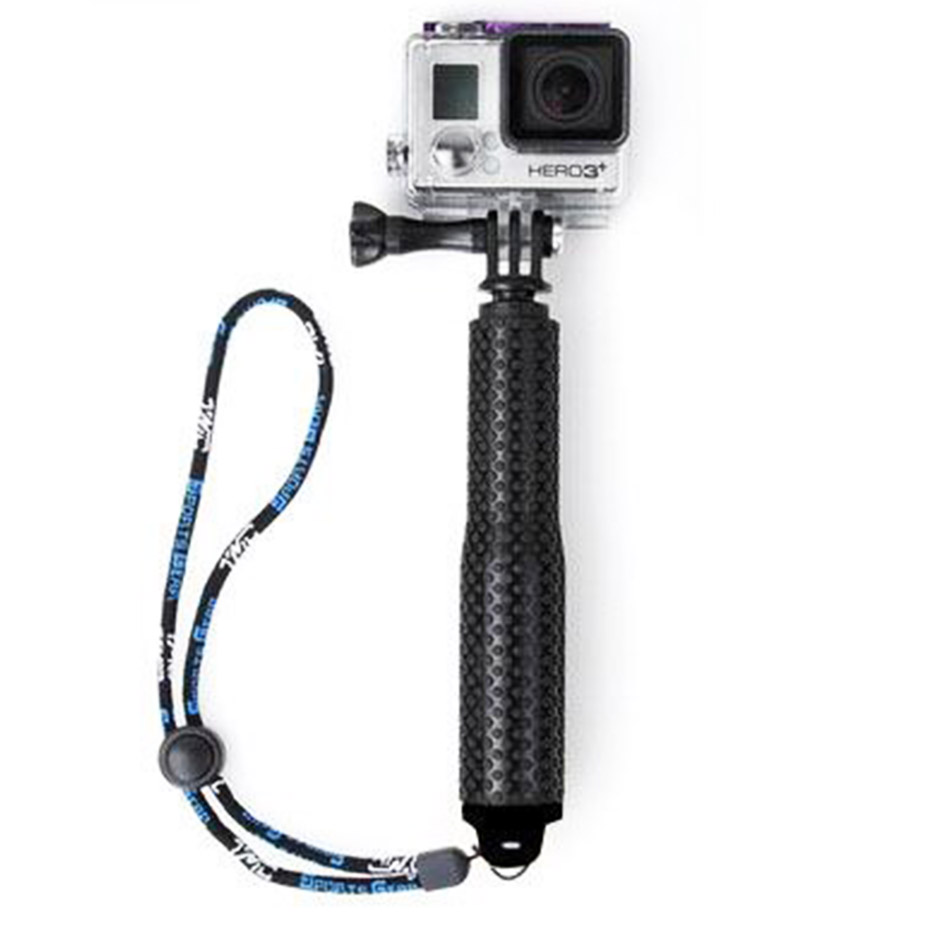 Go Pro Selfie Stick Handheld Extendable Pole Monopod Adapter สำหรับ ...