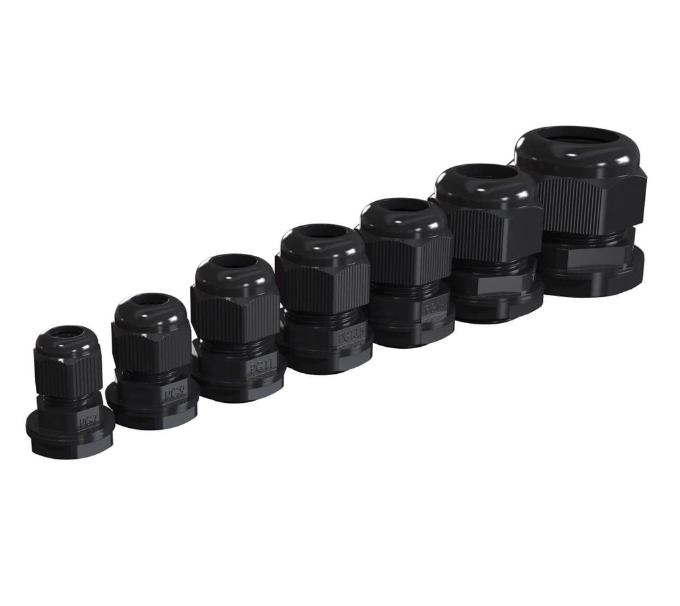 (10ชิ้น) เคเบิ้ลแกลน PG-7 PG-9 PG-11 สีดำ สีขาว กันน้ำ Cable Glands ...