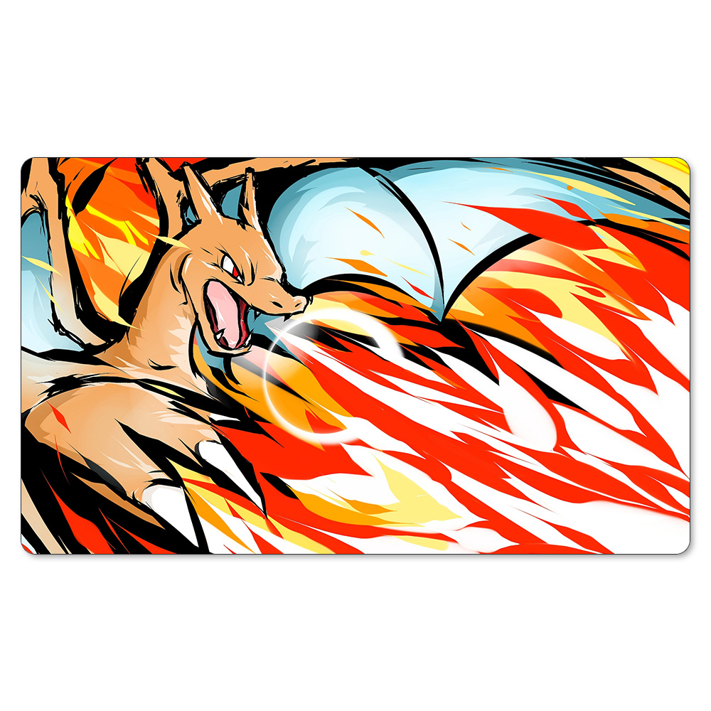 Charizard VS Blastoise GameMat สำหรับ Pokemon Stadium Board Playmat ...