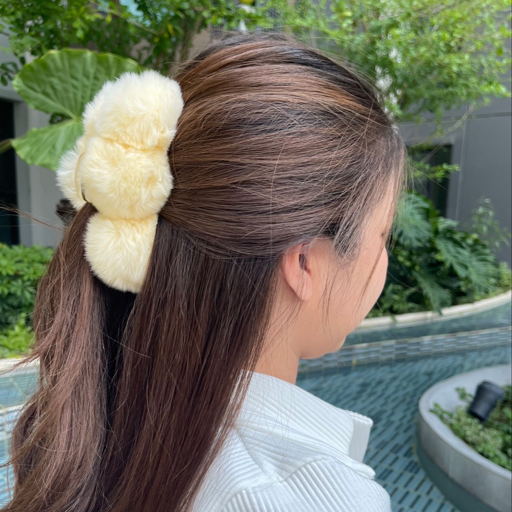 Signature - Fluffy fur claw clip - SOSSIGNATURE - ThaiPick