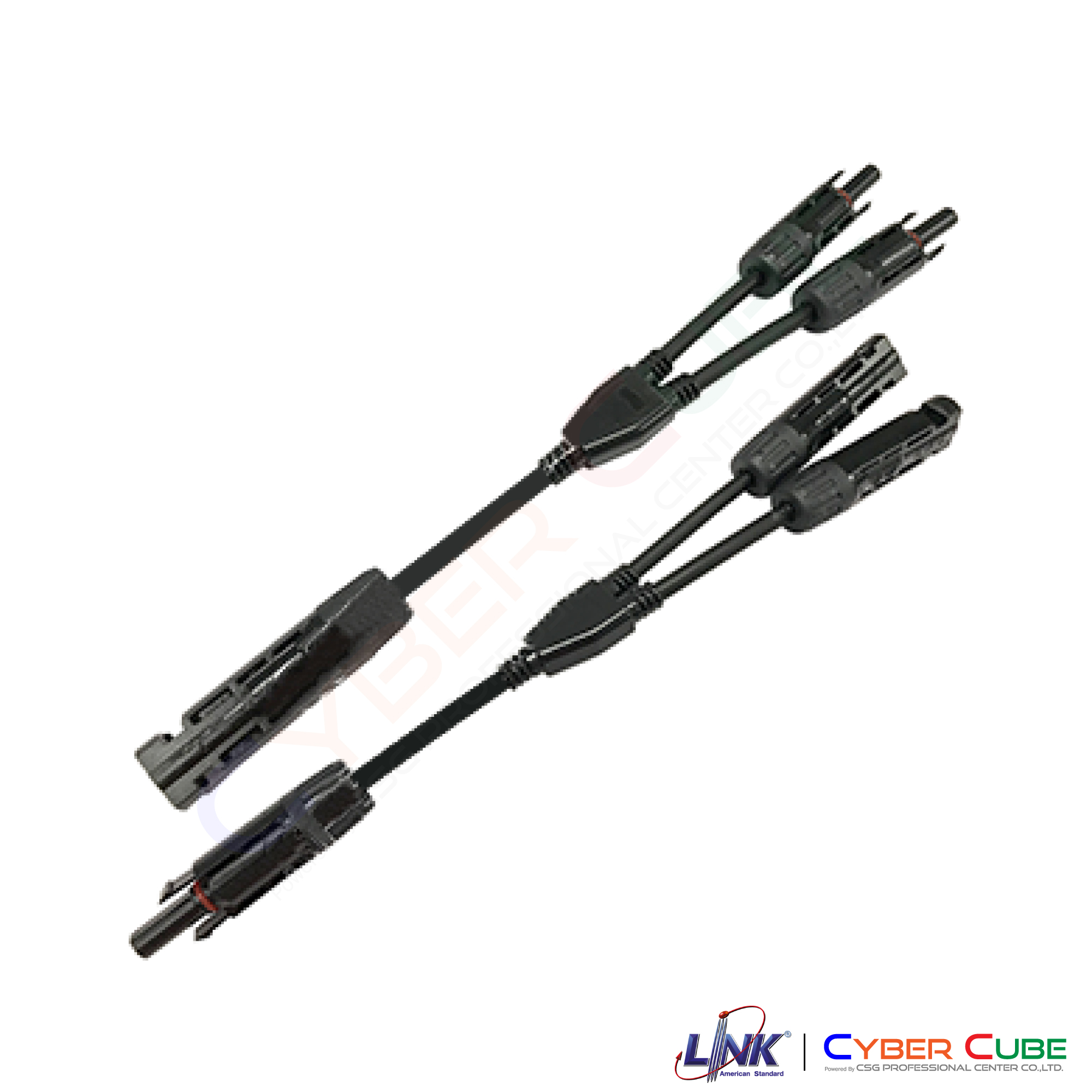 LINK CB-1014 MC4 Y-Branch Cable w/Connector (Pair), 1500 V, TUV Standard (ขั้วต่อสายไฟโซล่าเซลล์ ...