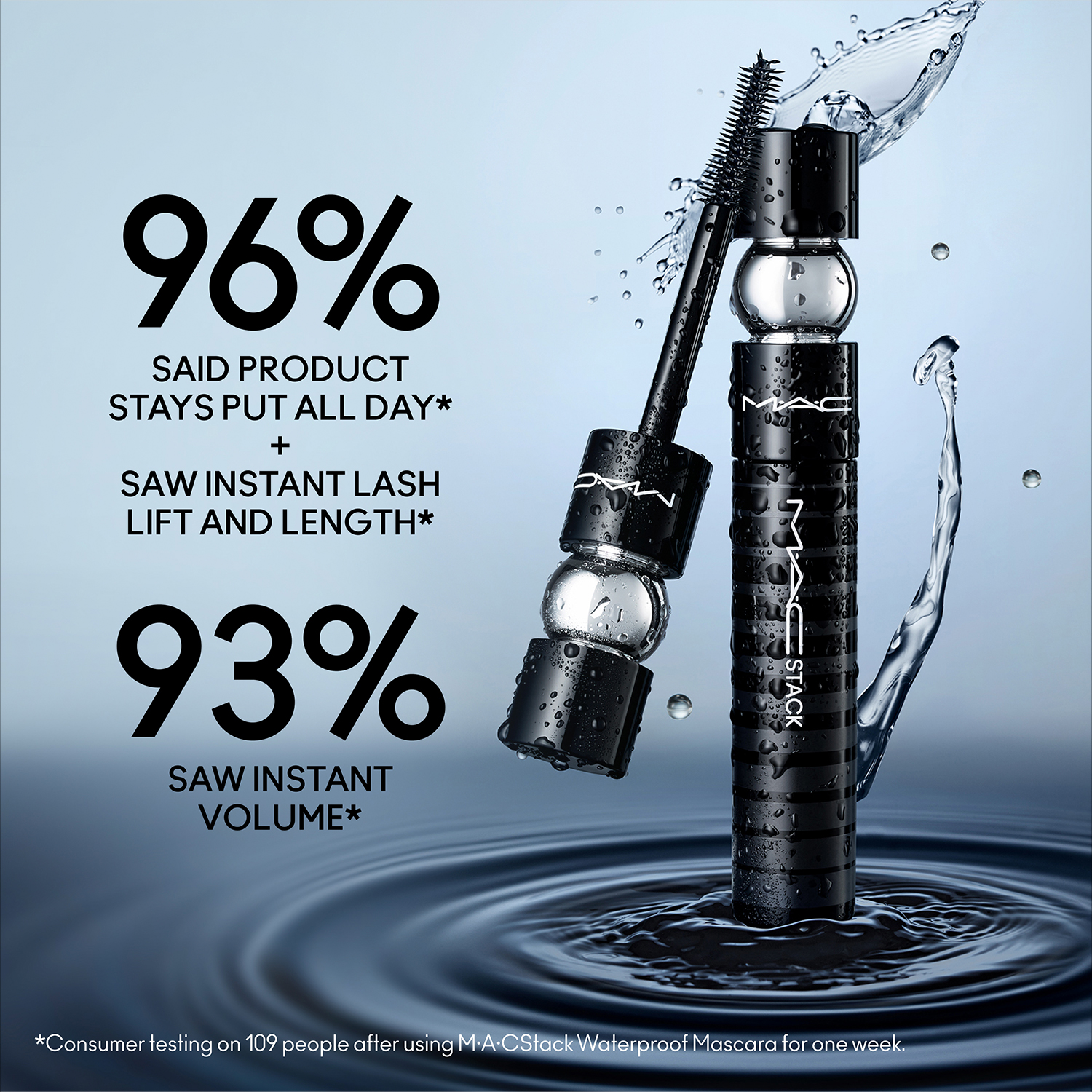 MAC Macstack Waterproof Mascara 12ML แมค มาสคาร่า Macstack Waterproof ...