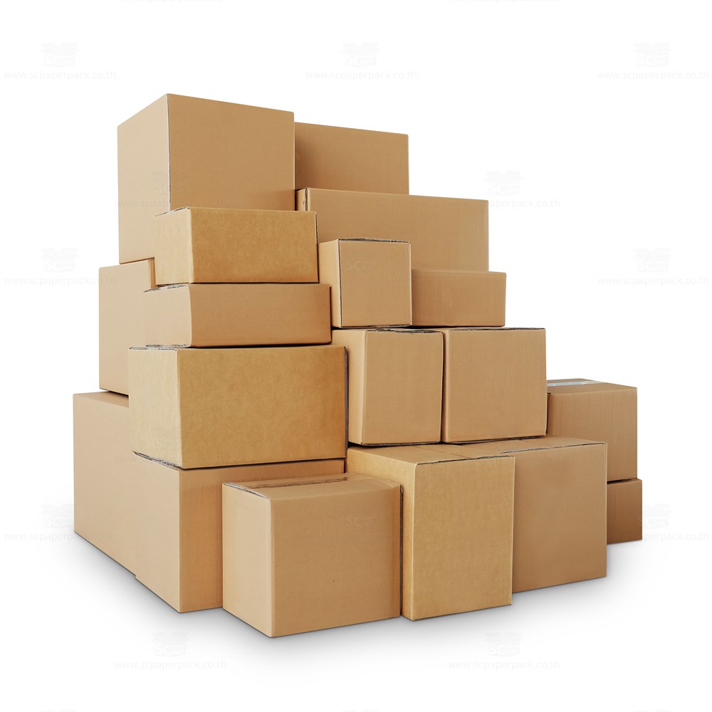 โปรโมชั่น SC Paper-Pack กล่องลูกฟูก 5 ชั้น 40.00x45.00x35.00cm (H) (แพ ...